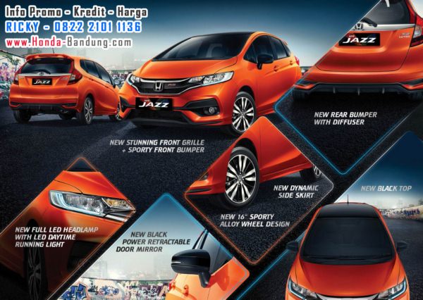 Spesifikasi Lengkap dan Perbedaan Tipe New Honda Jazz - Honda Bandung