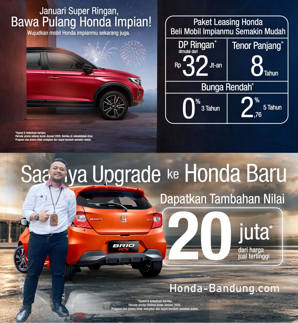 Promo Honda Februari 2026 | SALE STOCK NIK 2025 - Honda Bandung